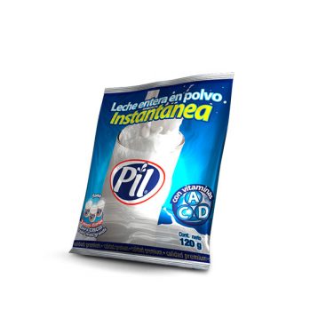 LECHE ENTERA EN POLVO INSTANTÁNEA SACHET 120 G - Pil Andina