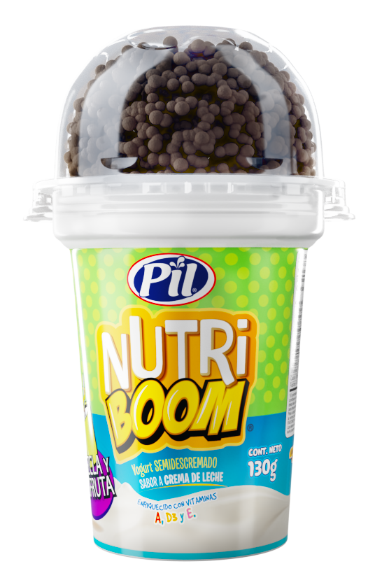 YOGURT SEMIDESCREMADO “NUTRIBOOM” CEREAL GRANOLA - Pil Andina